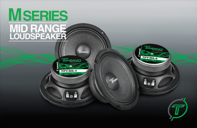 New Product Release: M Series Mid Range Loudspeakers – Timpano Audio