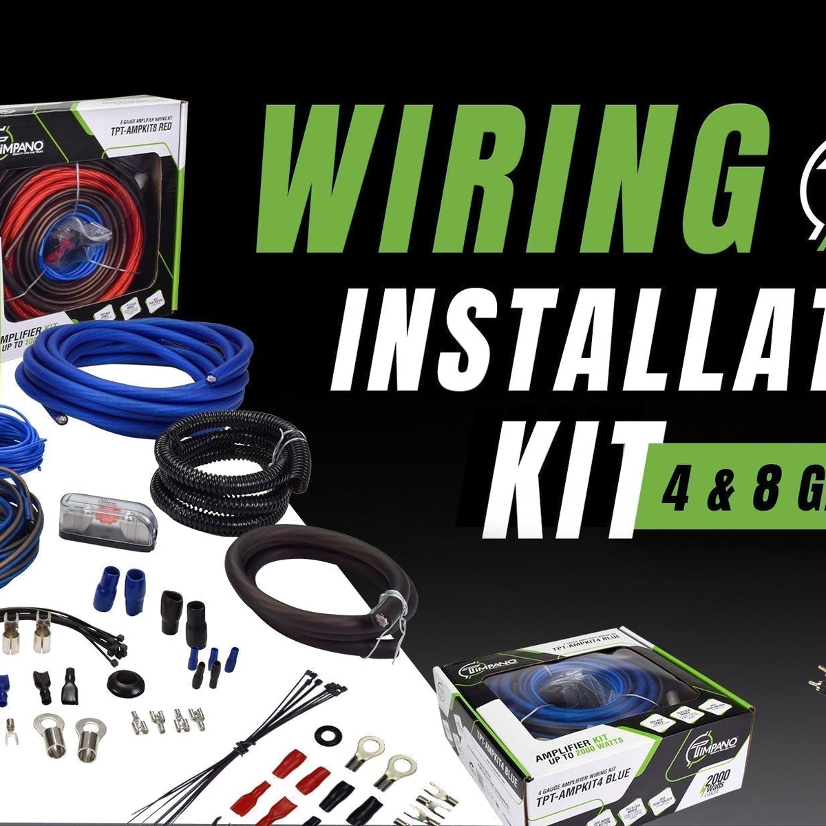 Timpano Amplifier Installation Kit – Power Up Your Car Audio Amplifier ...